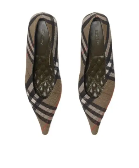 Burberry Checked Pumps