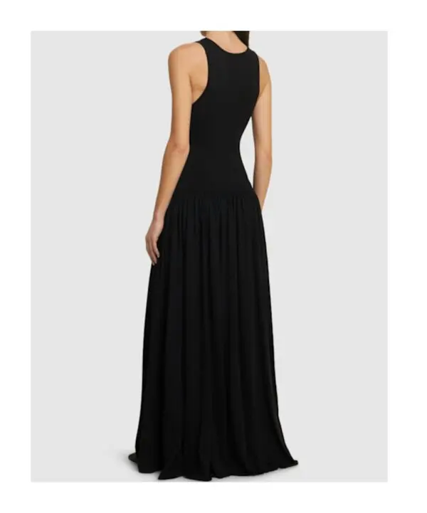 Loulou De Saison Sleeveless Maxi Dress With Pleated Skirt