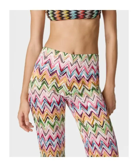 Missoni Zigzag Wide-leg Beach Pants - Multicolor