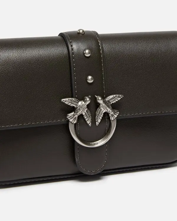 Pinko Flap Shoulder Bag - Black
