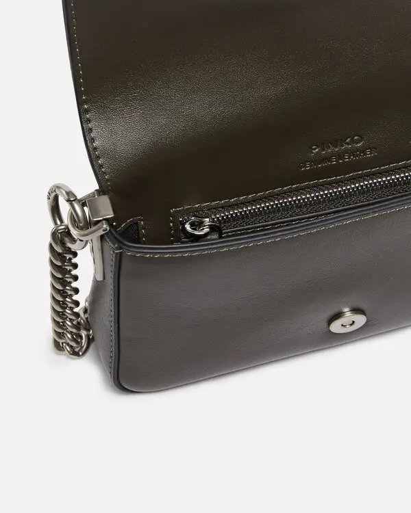 Pinko Flap Shoulder Bag - Black