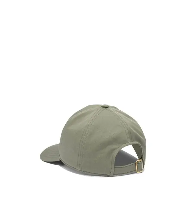 Celine Triomphe Baseball Cap In Cotton Gabardine