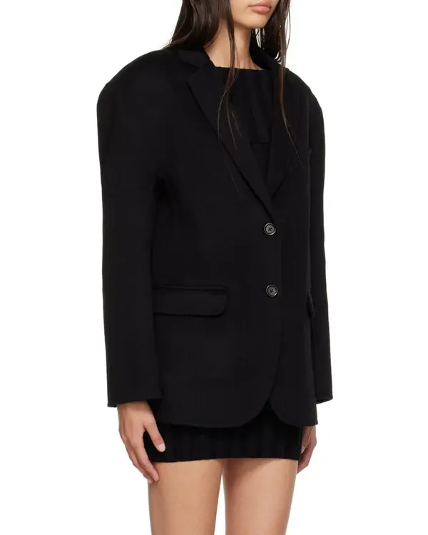 ANINE BING Quinn Blazer Jacket - Black