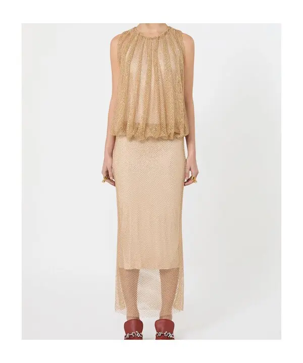 Sportmax Layered Mesh Dress