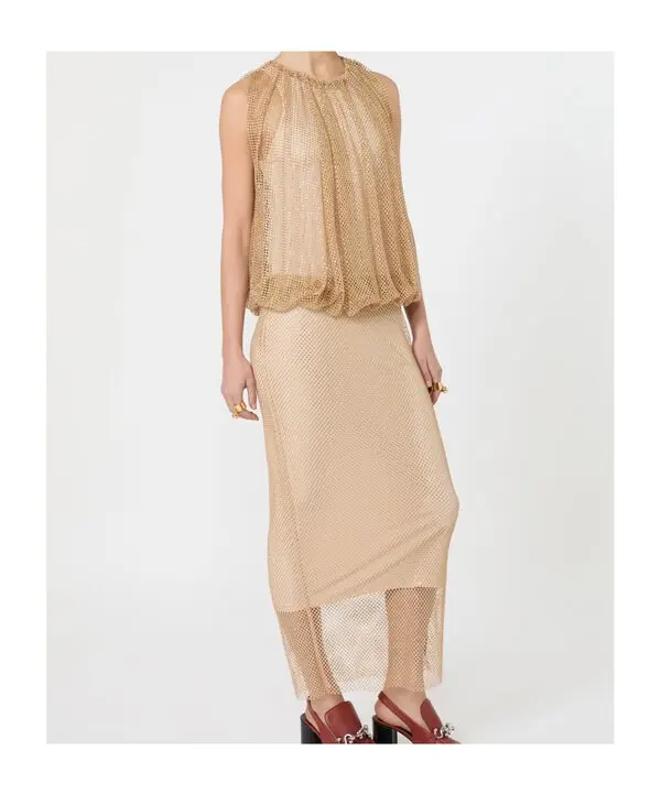 Sportmax Layered Mesh Dress