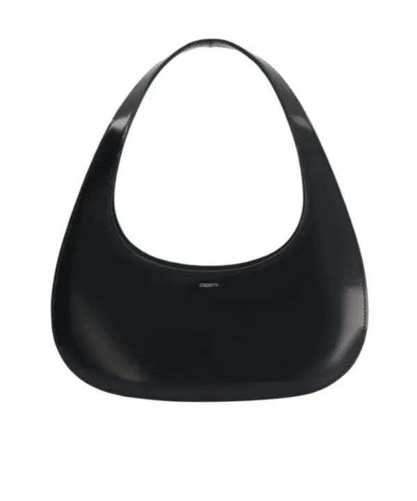 Coperni Leather Shoulder Bag - Black