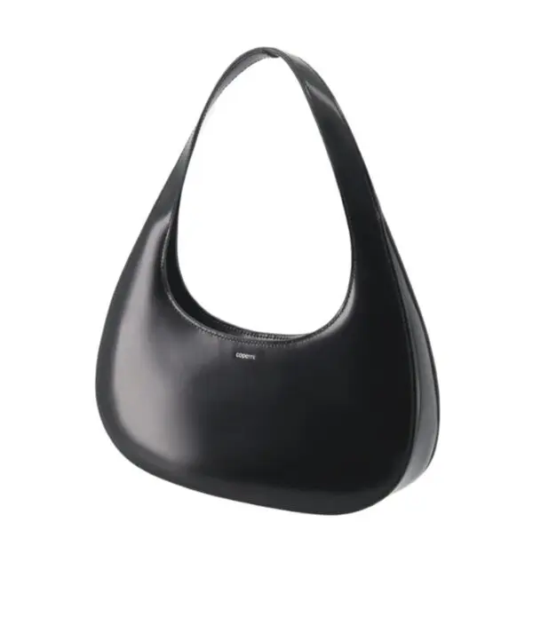 Coperni Leather Shoulder Bag - Black