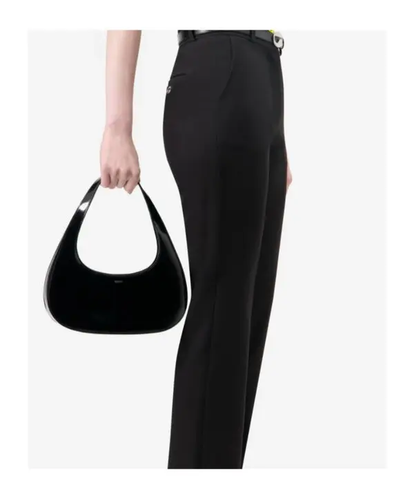 Coperni Leather Shoulder Bag - Black