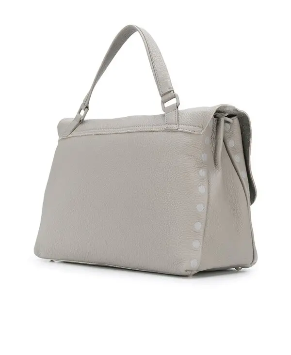 ZANELLATO Logo Shoulder Bag - Gray