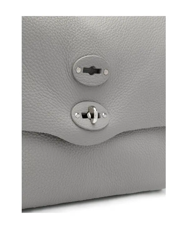 ZANELLATO Logo Shoulder Bag - Gray