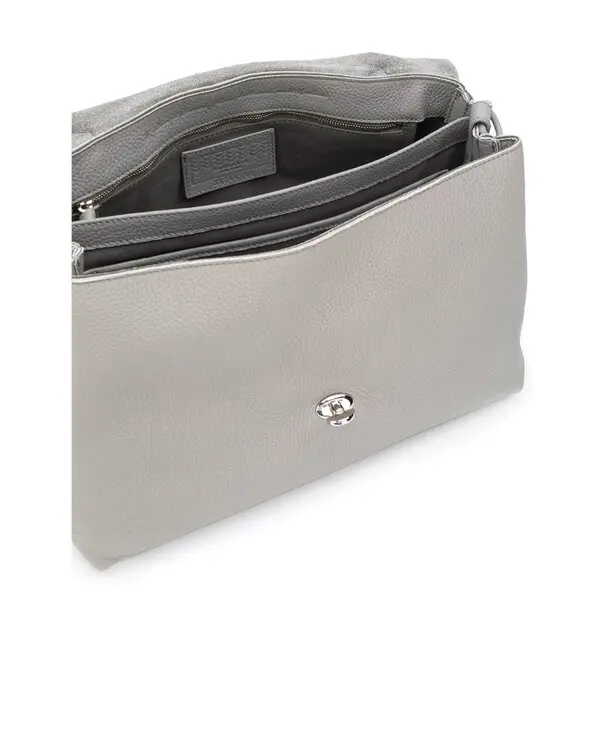 ZANELLATO Logo Shoulder Bag - Gray