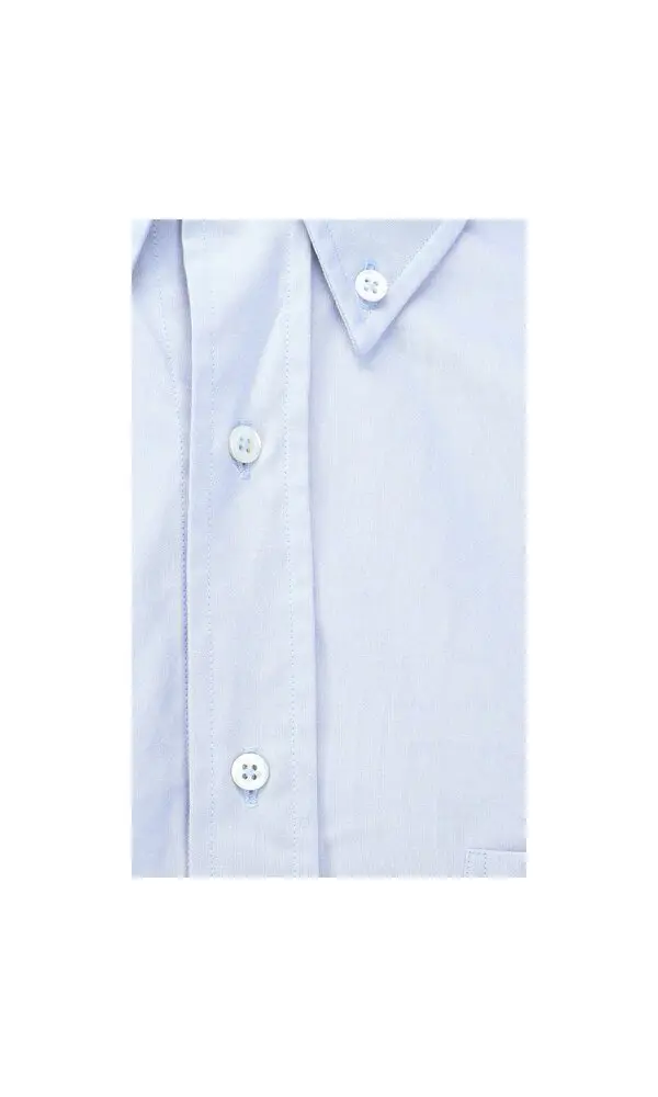 Thom Browne Bar Shirt - Light Blue