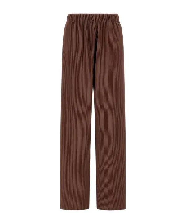Herno Elasticated Waist Wide-leg Trousers - Red