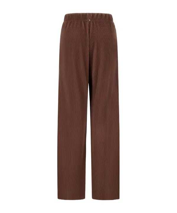 Herno Elasticated Waist Wide-leg Trousers - Red