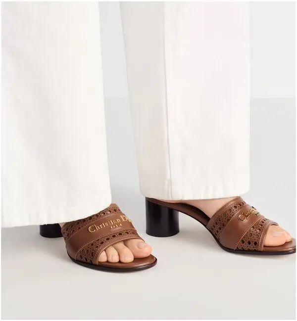 Dior D-lace Heeled Slide