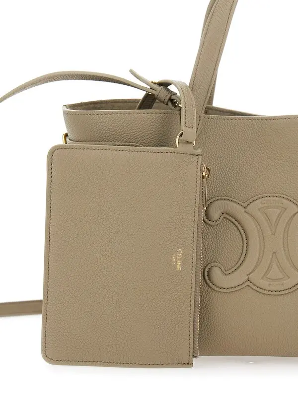 Celine Mini Cabas Anais Cuir Triomphe Grained Calfskin Bag