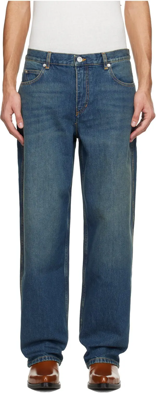 Isabel Marant Étoile Straight Leg Jeans - Fadedblue