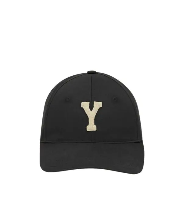 Saint Laurent Varsity Baseball Cap - Black/ivory