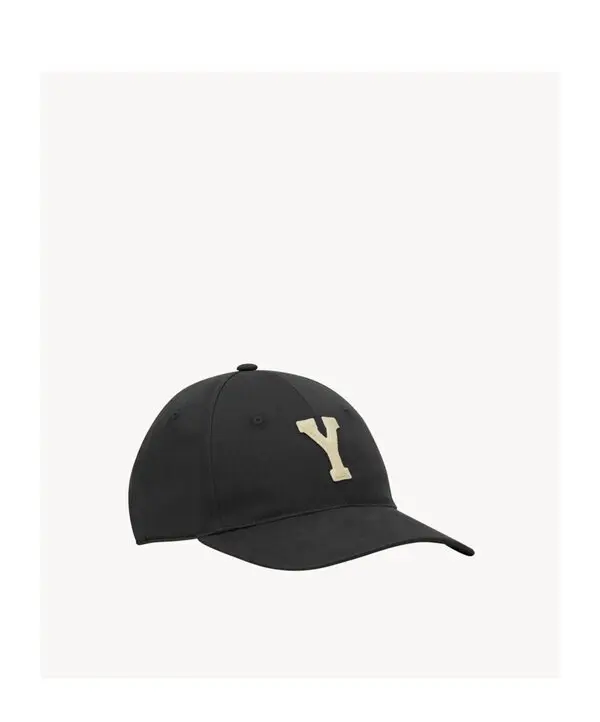 Saint Laurent Varsity Baseball Cap - Black/ivory