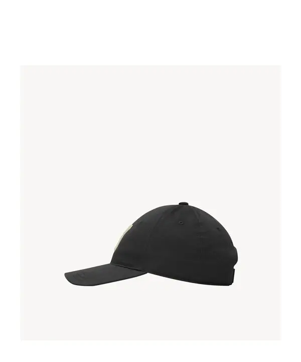 Saint Laurent Varsity Baseball Cap - Black/ivory