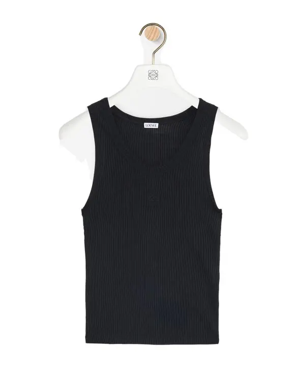 Loewe Anagram Sleeveless Ribbed Tank Top