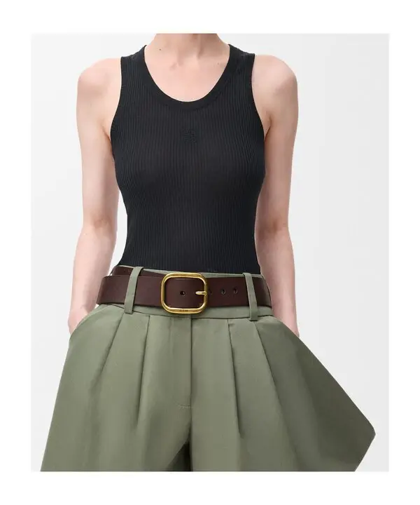 Loewe Anagram Sleeveless Ribbed Tank Top