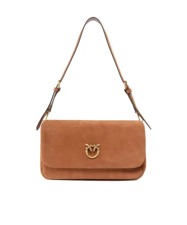 Pinko Logo-appliqué Flap Shoulder Bag