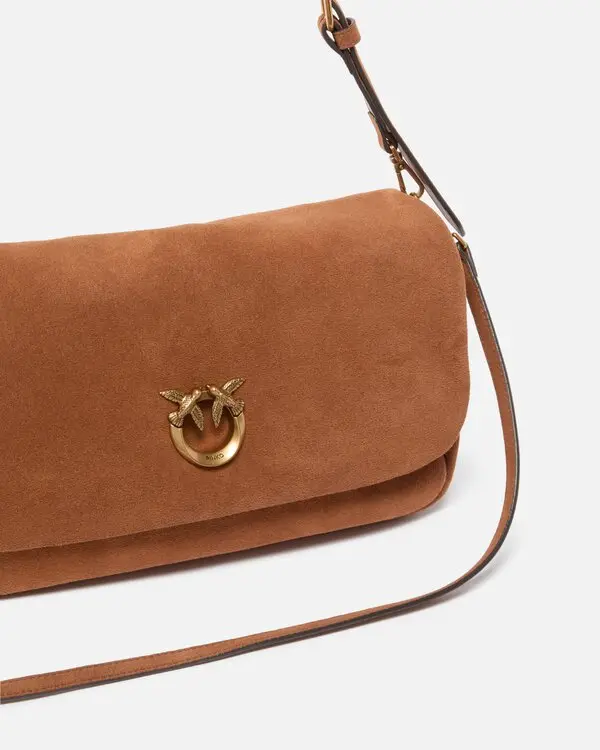 Pinko Logo-appliqué Flap Shoulder Bag