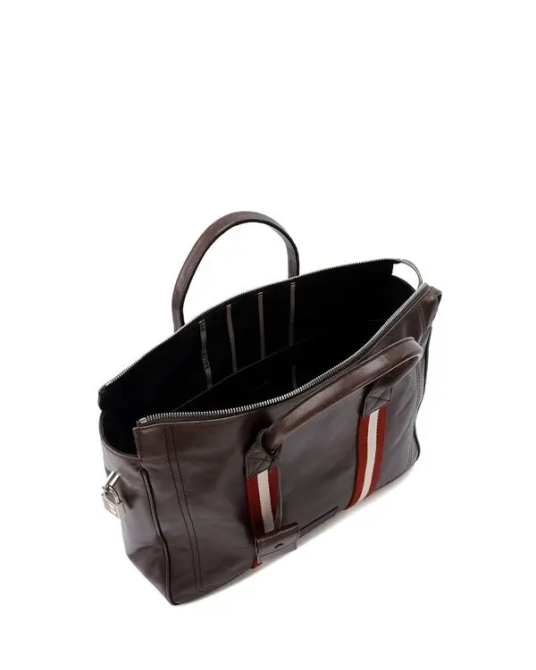 Bally Logo Handbag - Brown