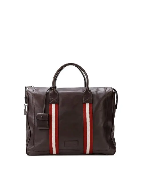 Bally Logo Handbag - Brown