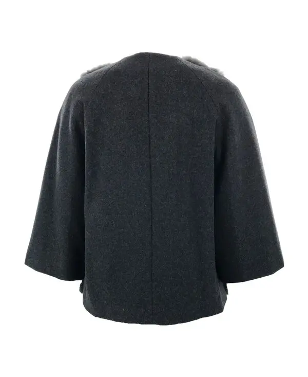 Max Mara Paneled Fur Casual Jacket