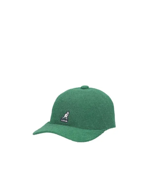KANGOL Baseball Cap With Embroidered Logo Detail - Green