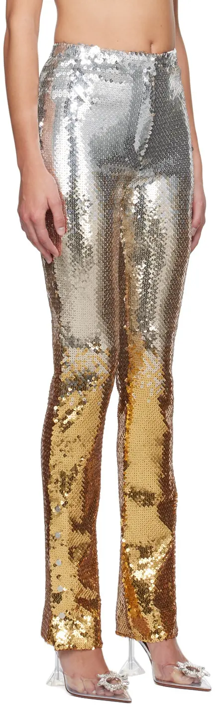 Rabanne Sequin-embellished Gradient Trousers