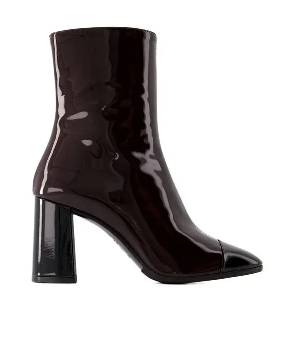 CAREL Almond Toe Zip Up Ankle Boots
