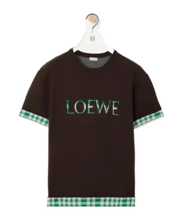 Loewe Logo-print T-shirt - Brown