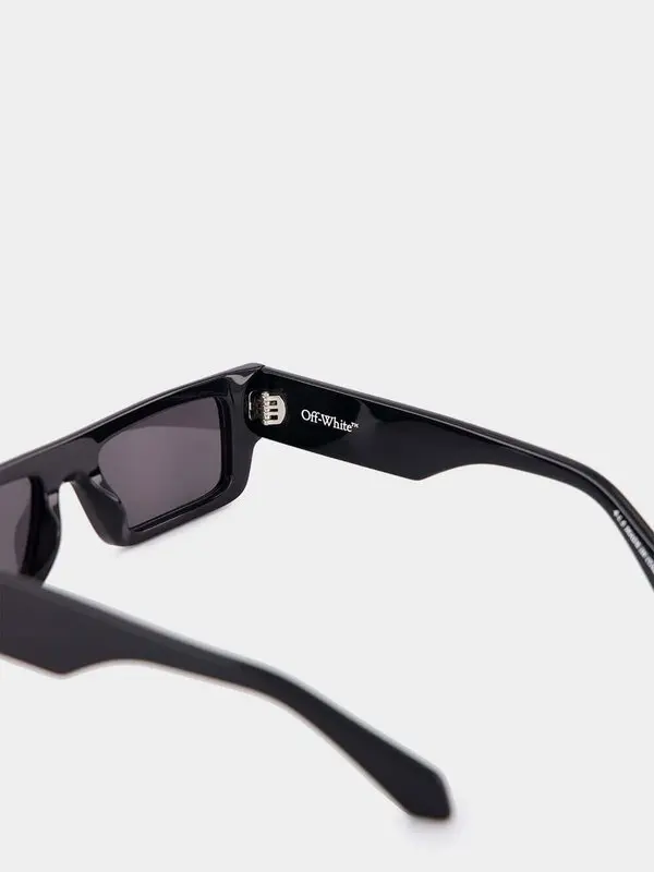 Off-White Pittsburgh Rectangle Sunglasses - Black