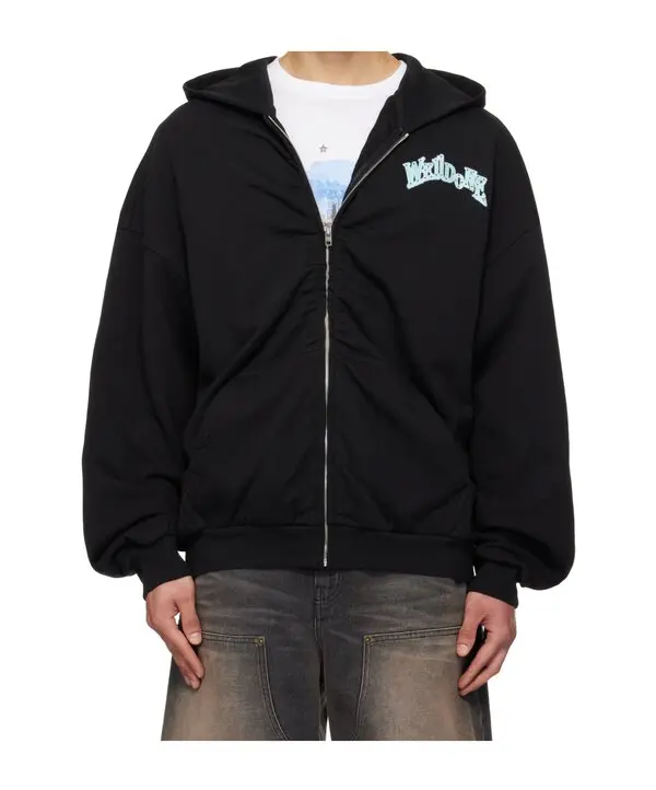We11Done Angel Rock Zip-up Hoodie