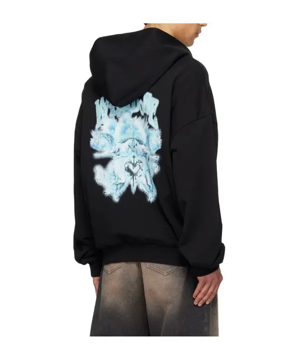 We11Done Angel Rock Zip-up Hoodie