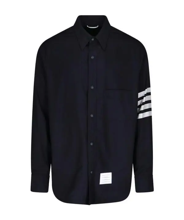 Thom Browne 4-bar Pocket Shirt