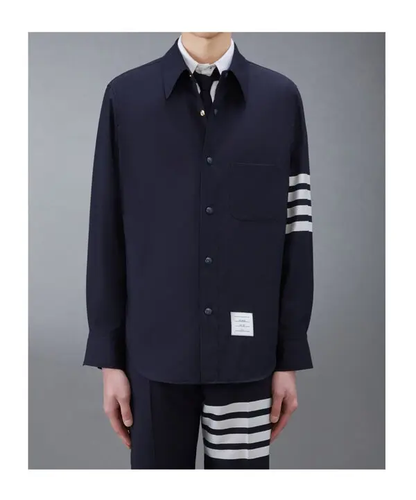 Thom Browne 4-bar Pocket Shirt