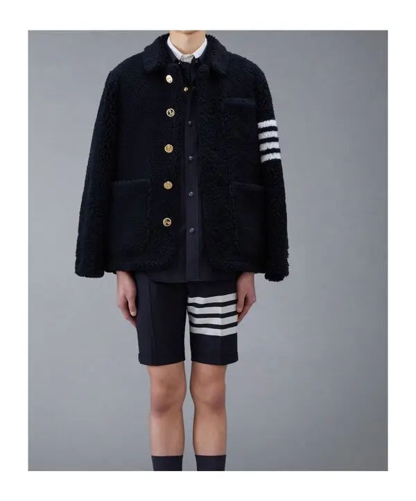 Thom Browne 4-bar Pocket Shirt