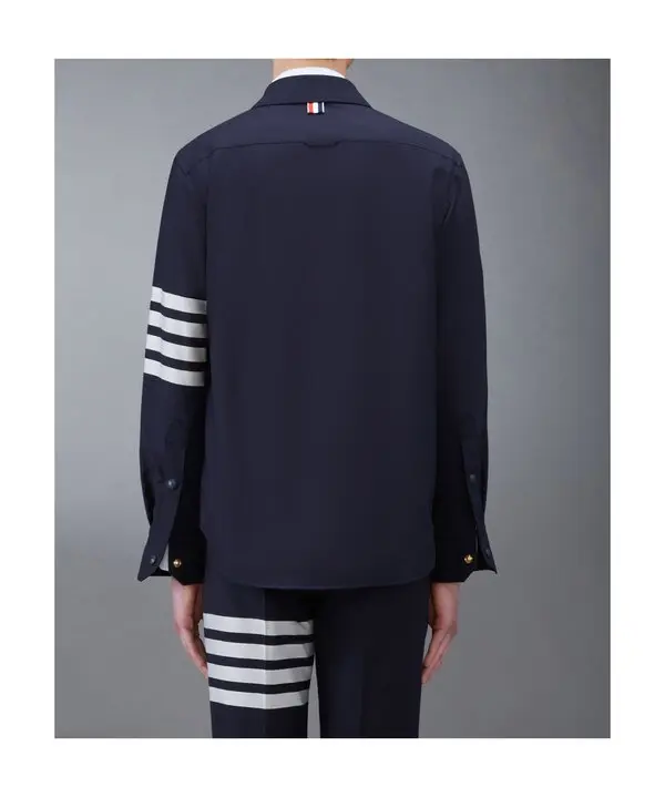 Thom Browne 4-bar Pocket Shirt