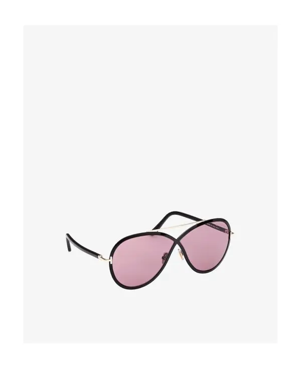 TOM FORD Rickie Oversized Round Frame Sunglasses