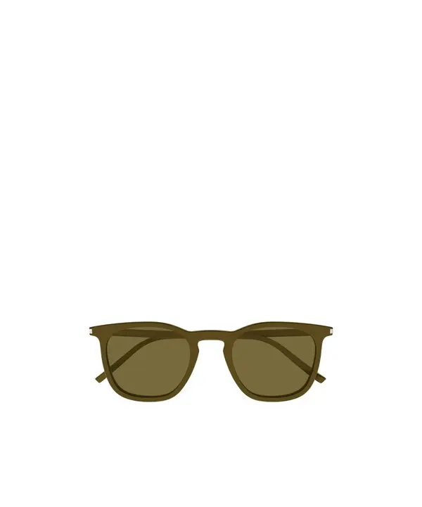 Saint Laurent Square Frame Sunglasses - Green