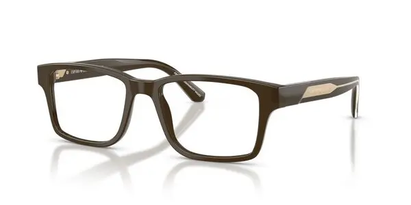 Emporio Armani Rectangle-frame Glasses - Green