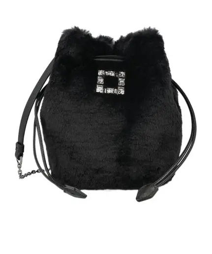 ROGER VIVIER Embellished Drawstring Bucket Bag