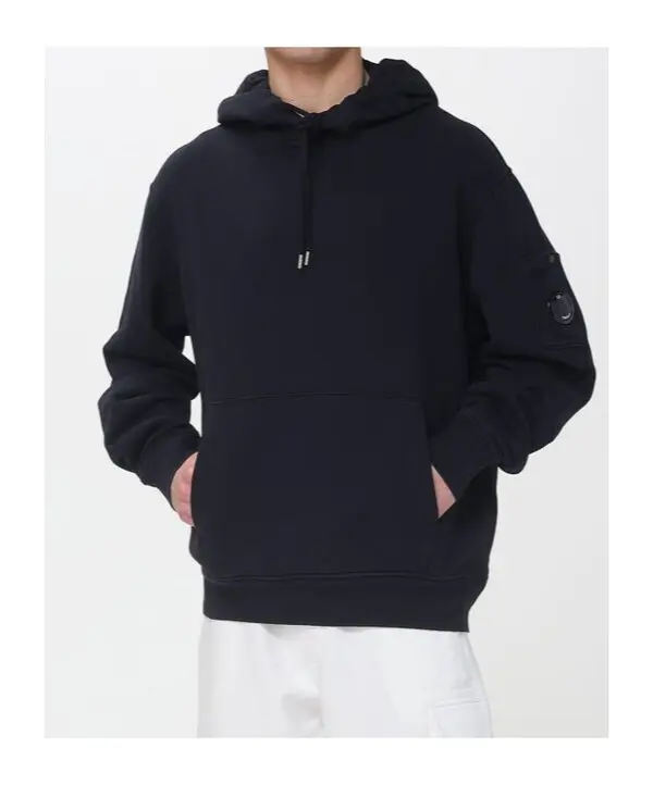 C.P. COMPANY Lens Pocket Hoodie - Black