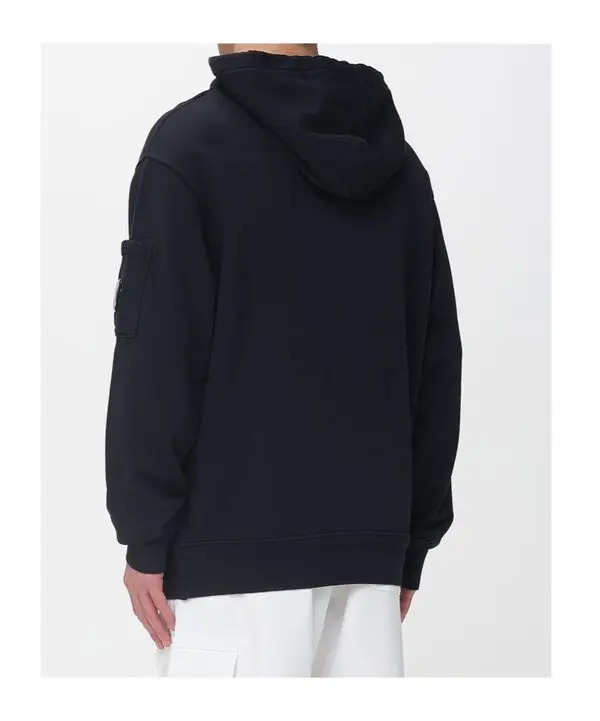 C.P. COMPANY Lens Pocket Hoodie - Black
