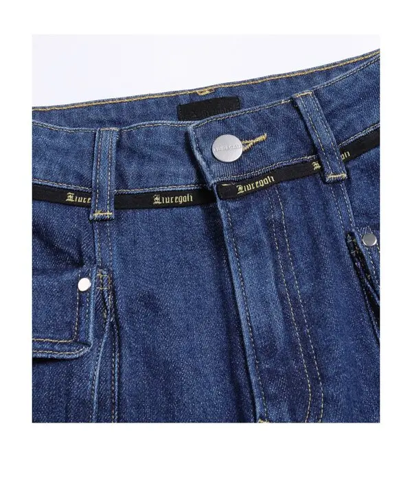 LIUREGALI Logo Overalls Jeans
