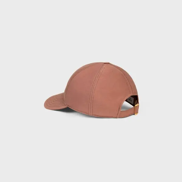 Celine Triomphe Baseball Cap In Washed Cotton Gabardine